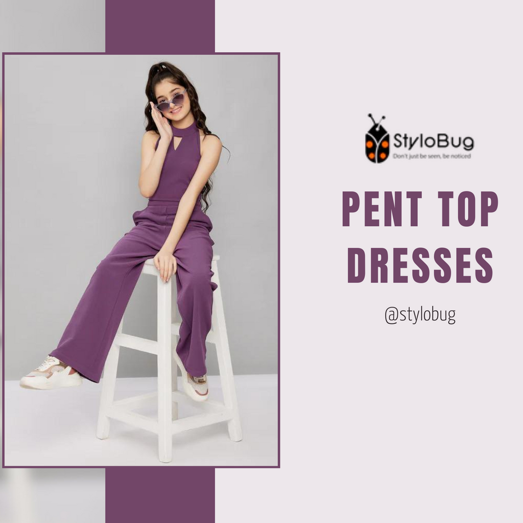 Trendy Picks for Kids: Maroon Kurti Sets and Pent Top Dresses at Stylo